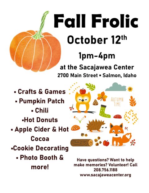 Fall Frolic October 12th! | Sacajawea Center